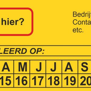 Keuringssticker gecontroleerd op - MeerStickers.nl