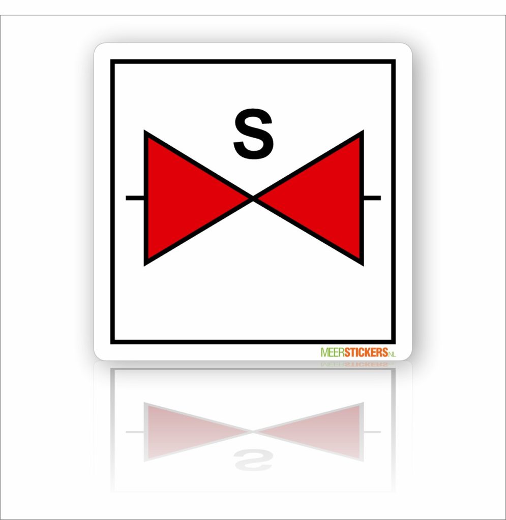 Pictogram sticker Afsluiter Sprinkler - MeerStickers.nl