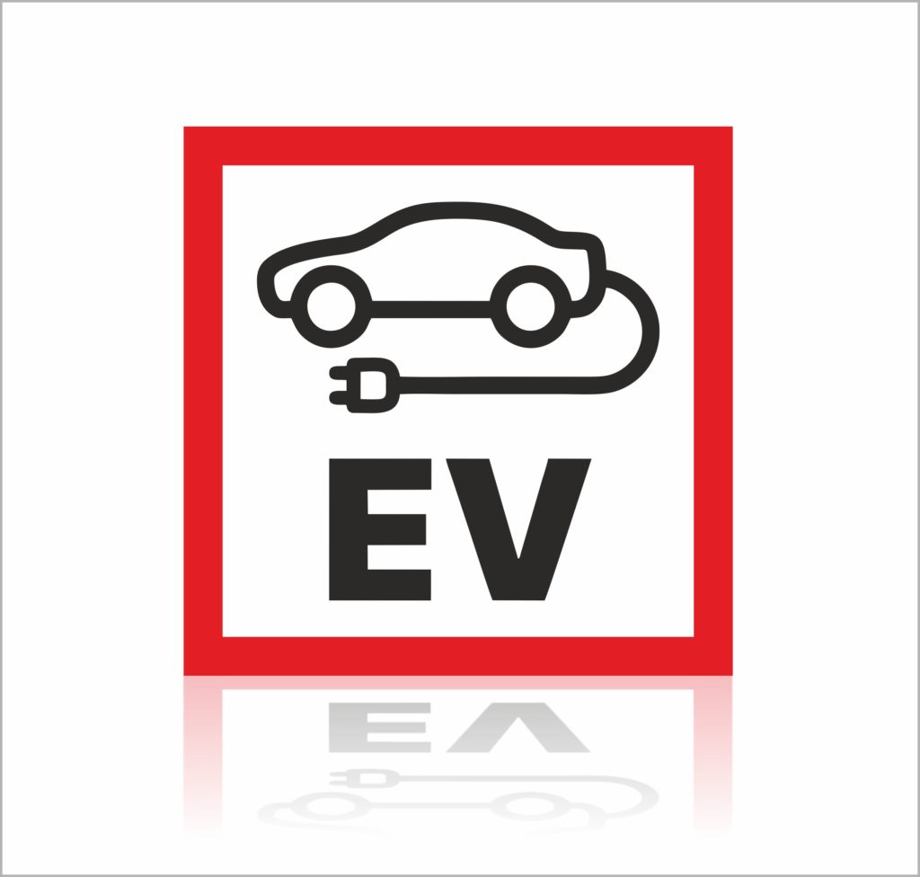 EV Stickers Laadpunt - MeerStickers.nl